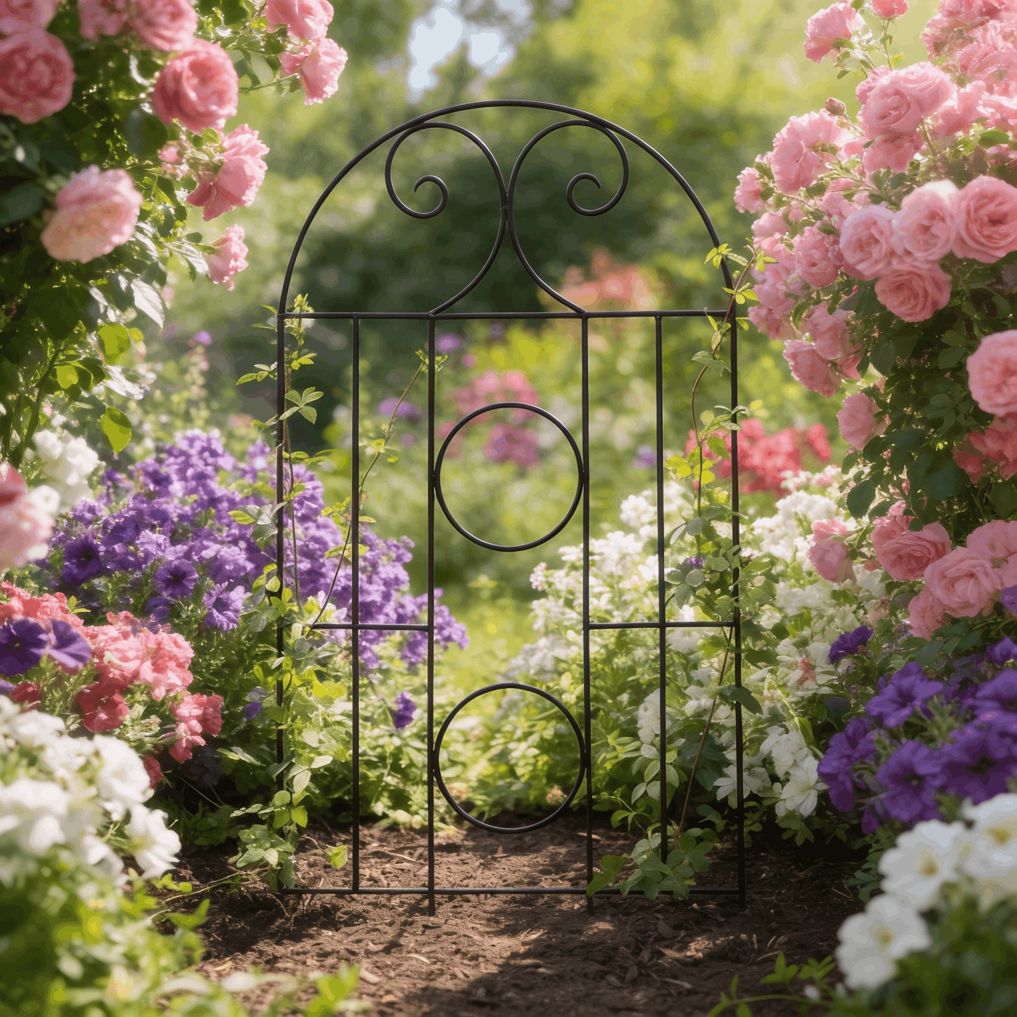 Scroll Crest Trellis – Earth Garden