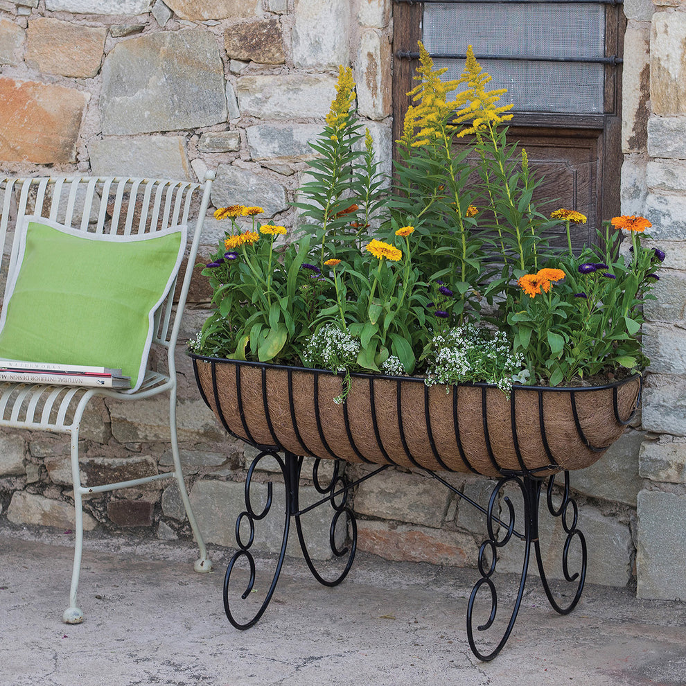 Indoor & Outdoor Cradle Planter for Plants (Coco-Liners) | EarthGarden ...